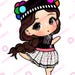 Dancing Hmong Chibi Girl: Hmong Digital Art (PNG, JPG) - Etsy