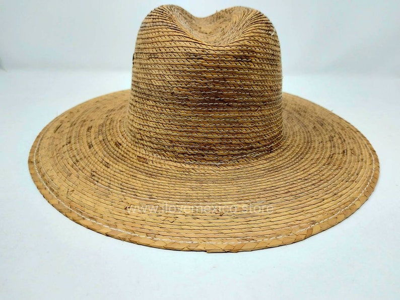 Straw Hat With Evil Eye Patch / Hand Made Summer Hat - Etsy