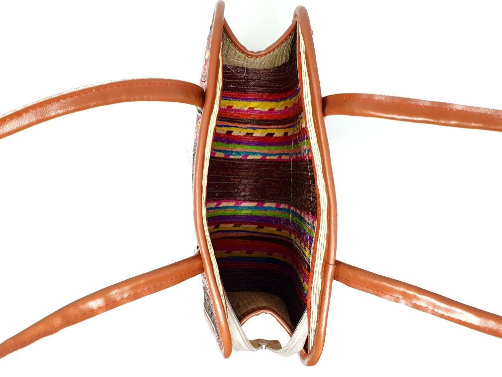 Colorful Straw Bag / Market Straw Bag / Mexican Tote Bag / - Etsy