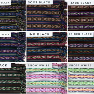 Mexican woven rebozo scarf / Traditional woven fabric rebozo / Mexican ...