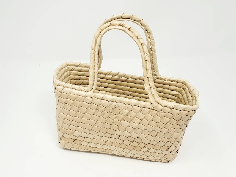 Rectangular Straw Beach Bag: Mexican Market Tote - Etsy