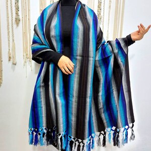 Mexican Serape Rebozo Scarf / Traditional Woven Fabric Rebozo - Etsy