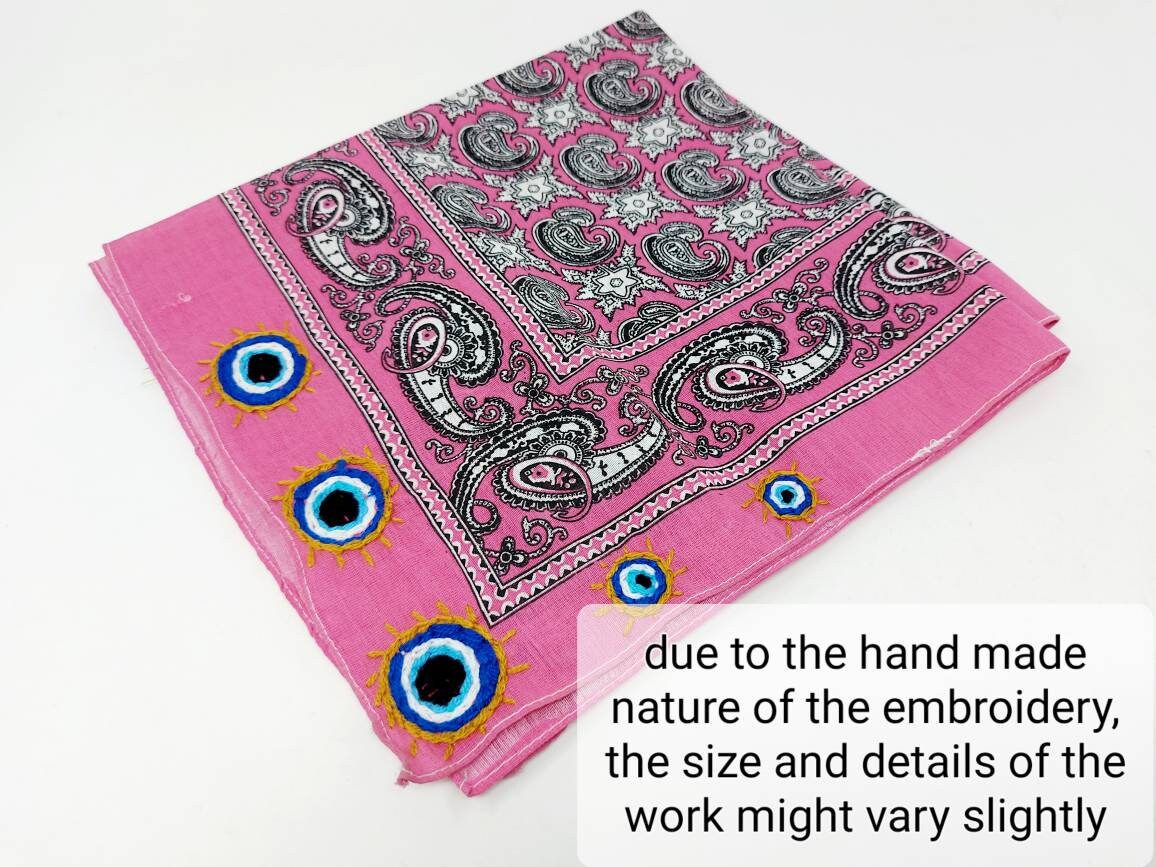 Evil Eye Bandana / Evil Eye Shawl / Mexican Bandana / | Etsy