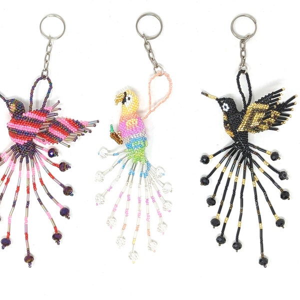 Beaded Animal Keychain - Etsy