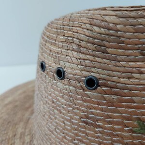 Mexican Straw Hat With Embroidered Decoration - Etsy