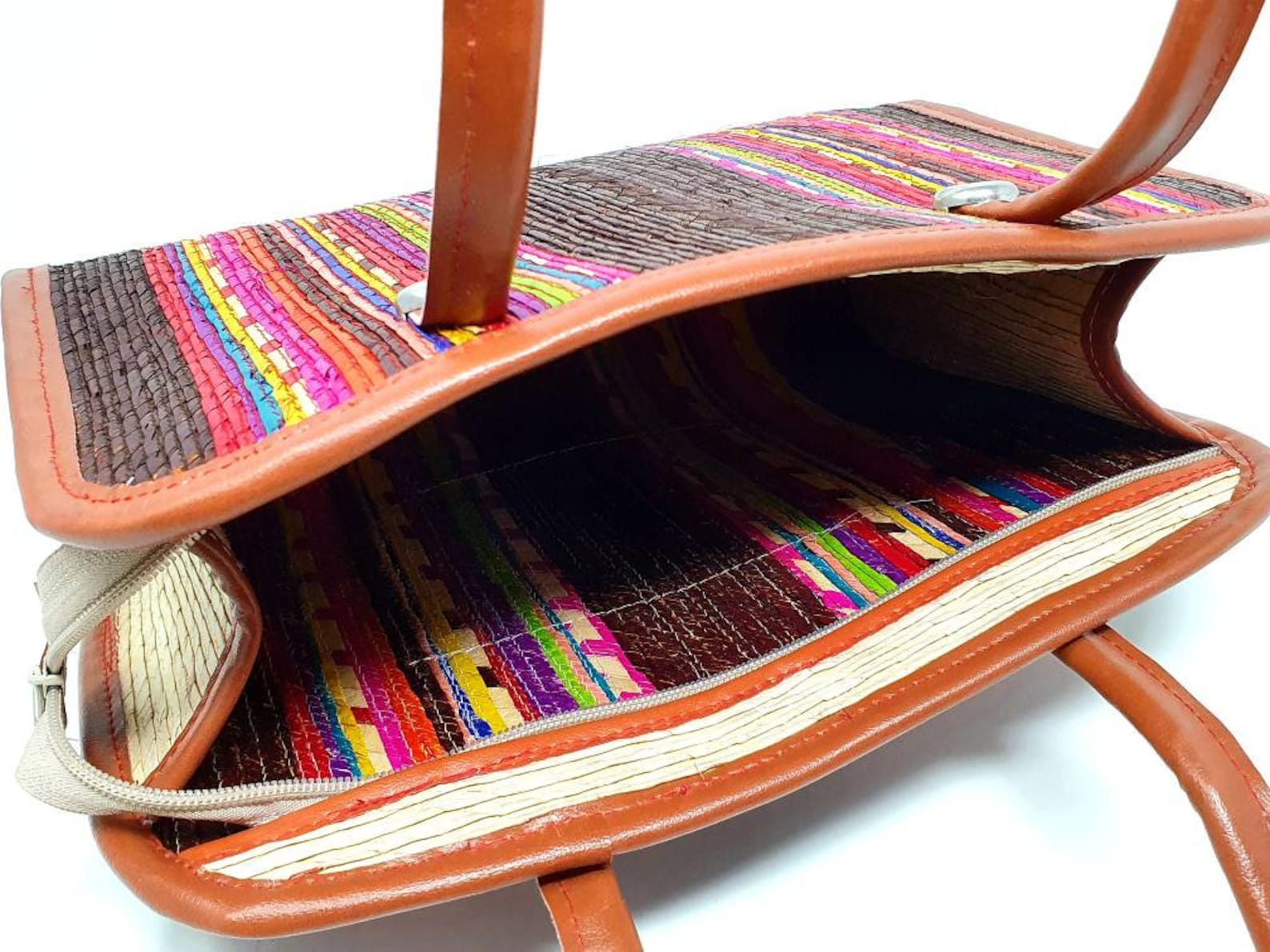 Colorful Straw Bag / Market Straw Bag / Mexican Tote Bag / | Etsy