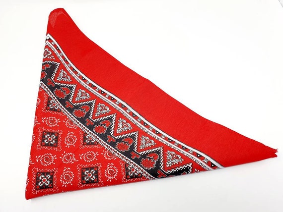 Paisley Bandana / Mexican Bandana / Neckerchief Women / | Etsy