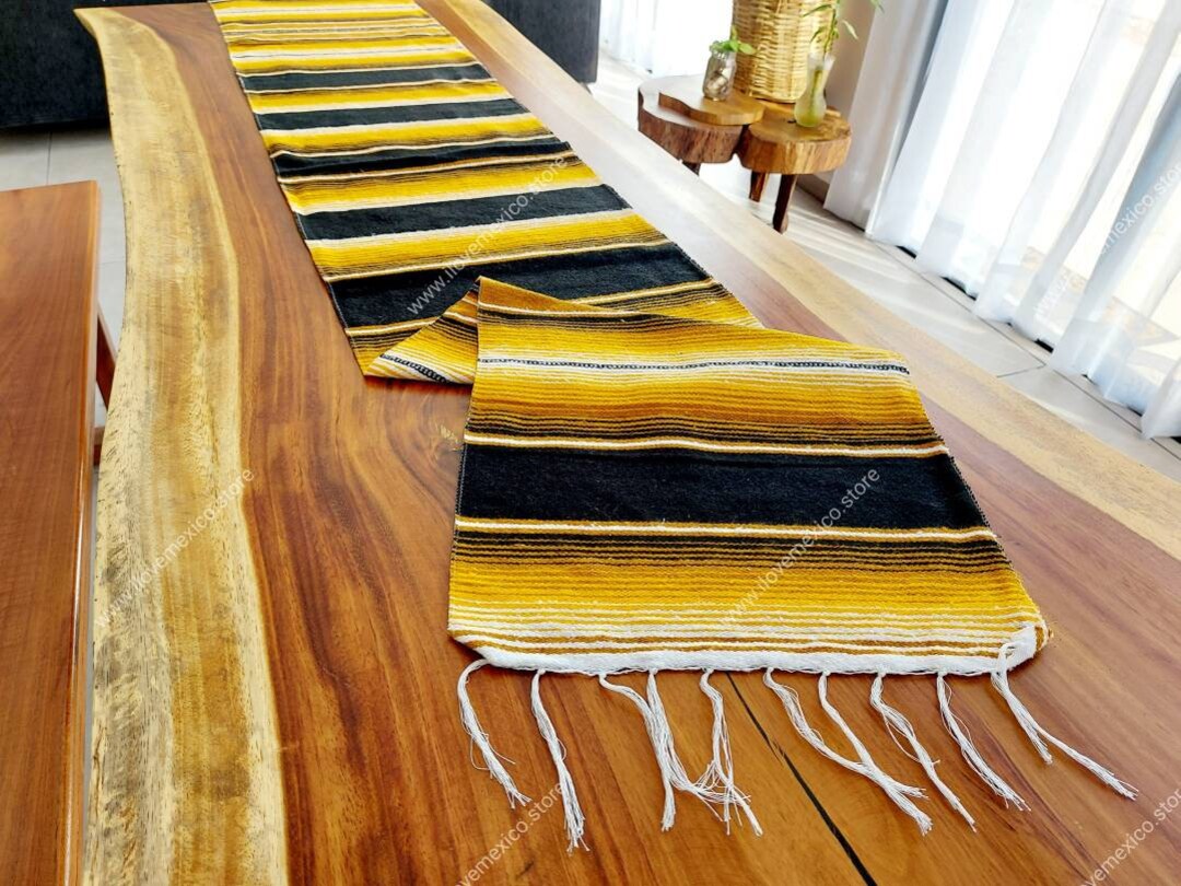 Mexican Serape Table Runner / Sarape Bed Runner / Mexican - Etsy