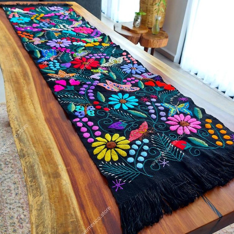 Mexican Table Runner - Etsy