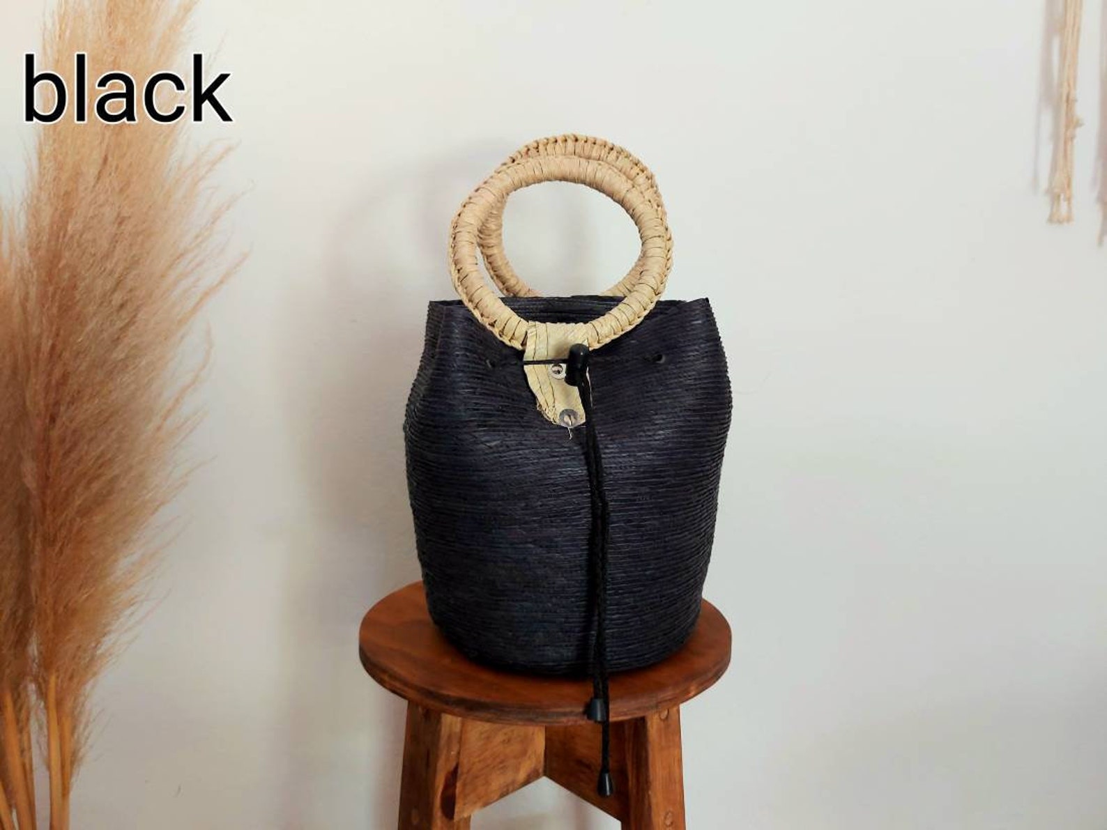 Mexican Bucket Bag / Market Straw Bag / Mexican Market Tote / | Etsy