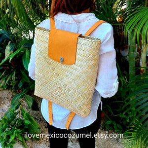 Straw Backpack / Woven Backpack / Boho Backpack / Hipster | Etsy