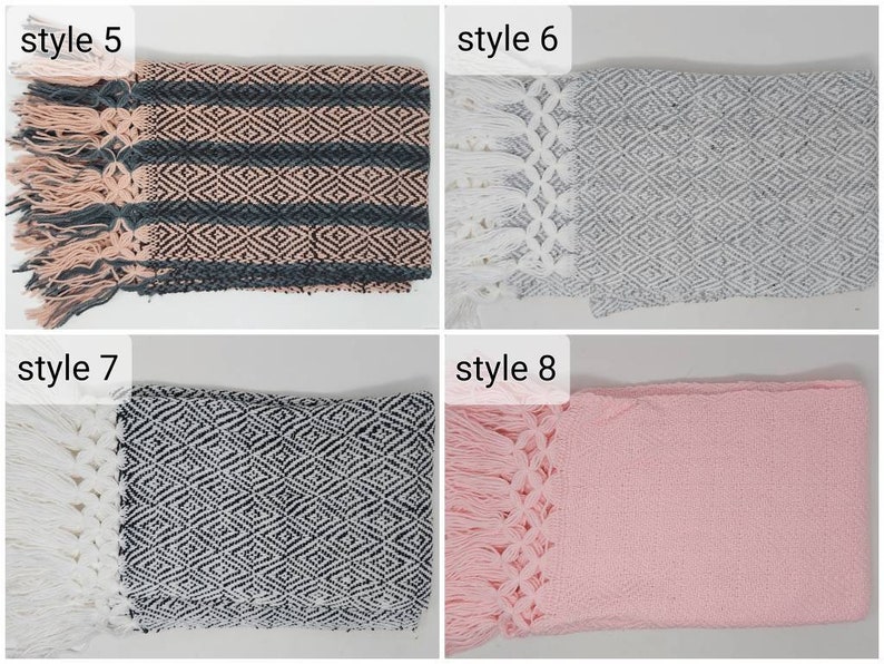 100 % Cotton Woven Rebozo Scarf / Traditional Mayan Rebozo / - Etsy