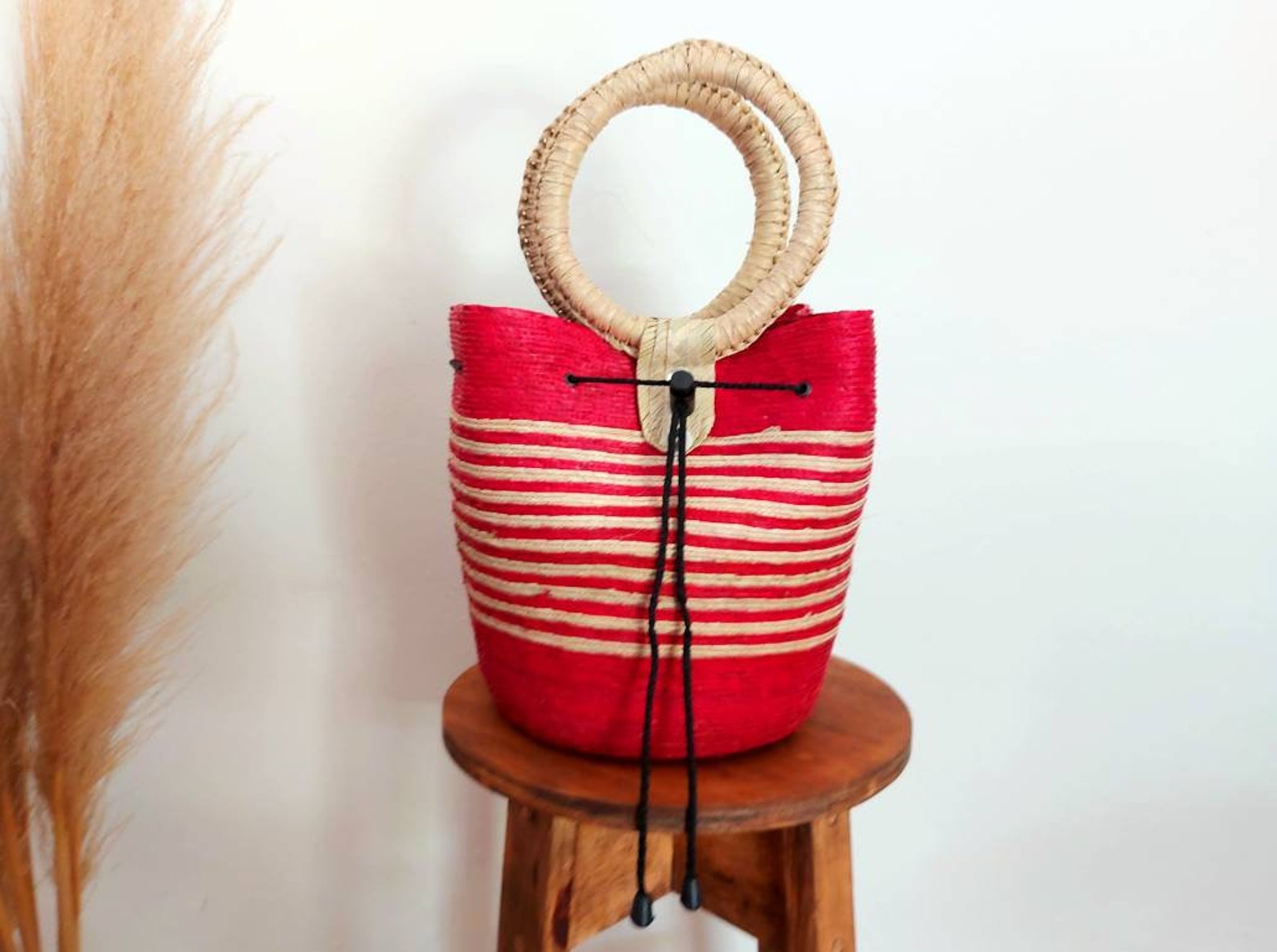 Mexican Bucket Bag / Market Straw Bag / Mexican Market Tote / | Etsy