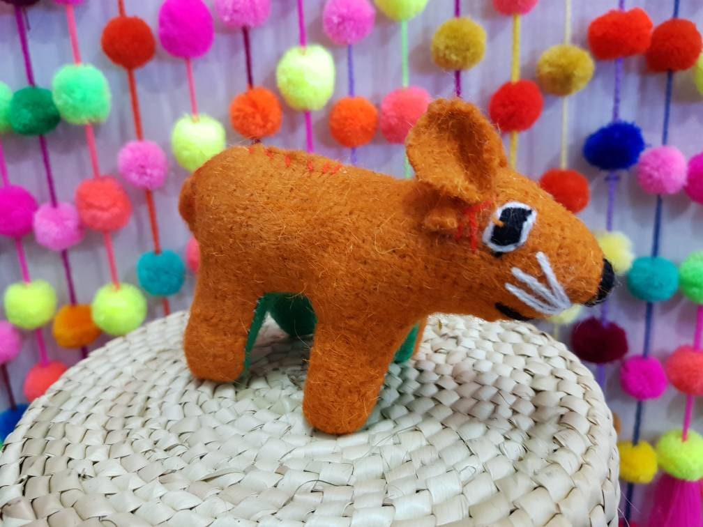 Small Wool Mouse Toy - Etsy