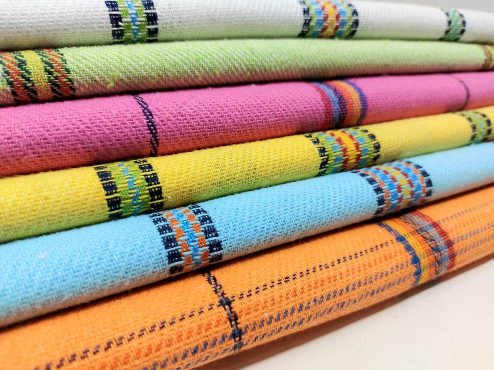 Mexican Fabric by the Yard / Mexican Jerga Fabric - Etsy