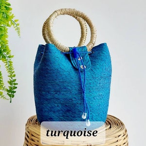 Mexican Bucket Bag / Market Straw Bag / Mexican Market Tote / - Etsy