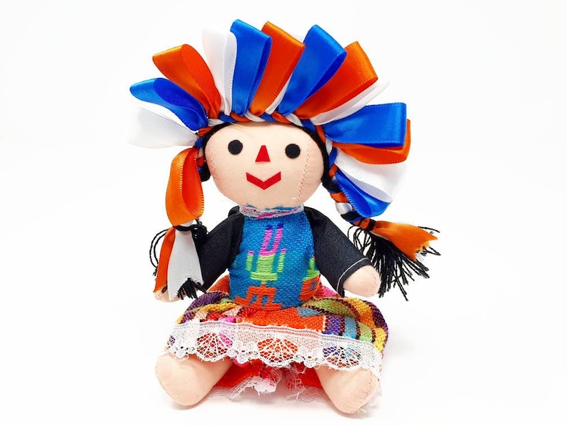 Mexican Ethnic Dolls / Stuffed Hand Made Rag Doll / Plush Toys | Etsy