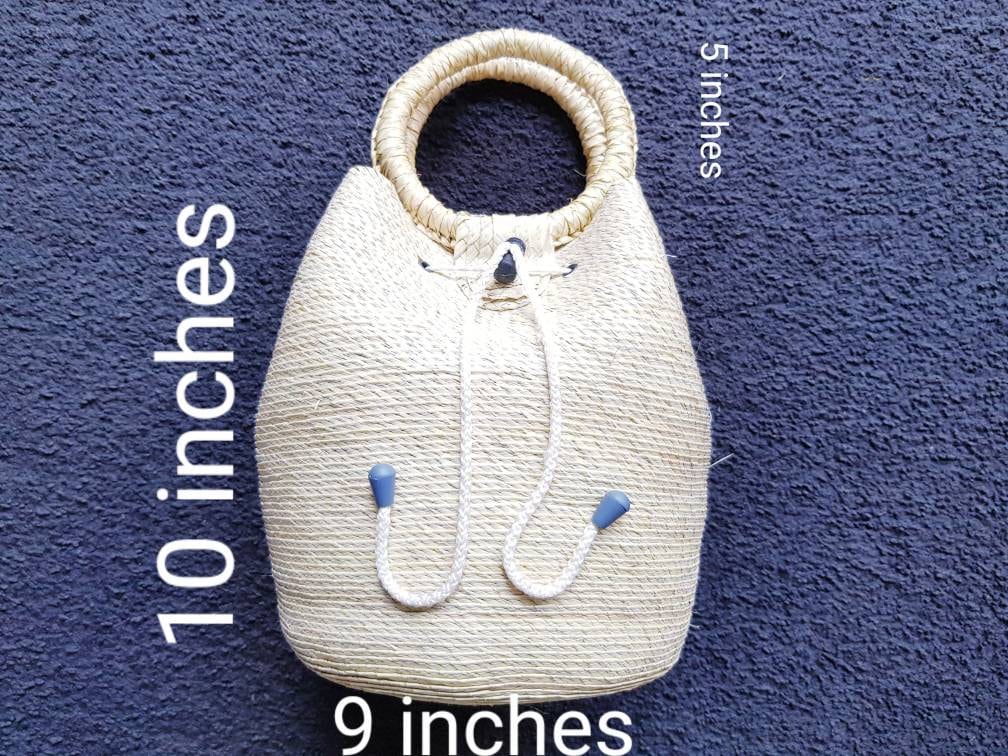 Mexican Bucket Bag / Market Straw Bag / Mexican Market Tote / | Etsy