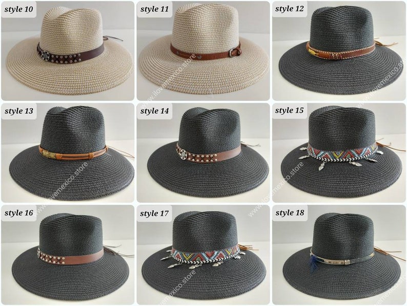 Mexican Beach Hat / Floppy Hat / Foldable Hat / UV Protection - Etsy