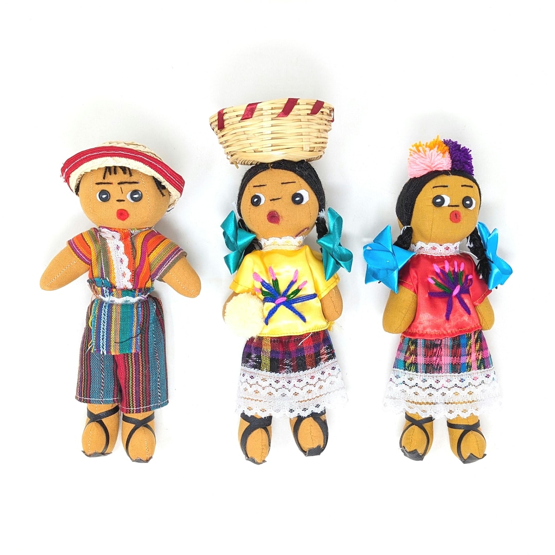Mayan Worry Doll: Handmade Plushie From Chiapas, Mexico - Etsy