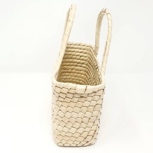 Rectangular Straw Beach Bag / Market Straw Bag / Mexican Tote Bag ...