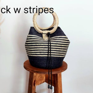 Mexican Bucket Bag / Market Straw Bag / Mexican Market Tote / | Etsy