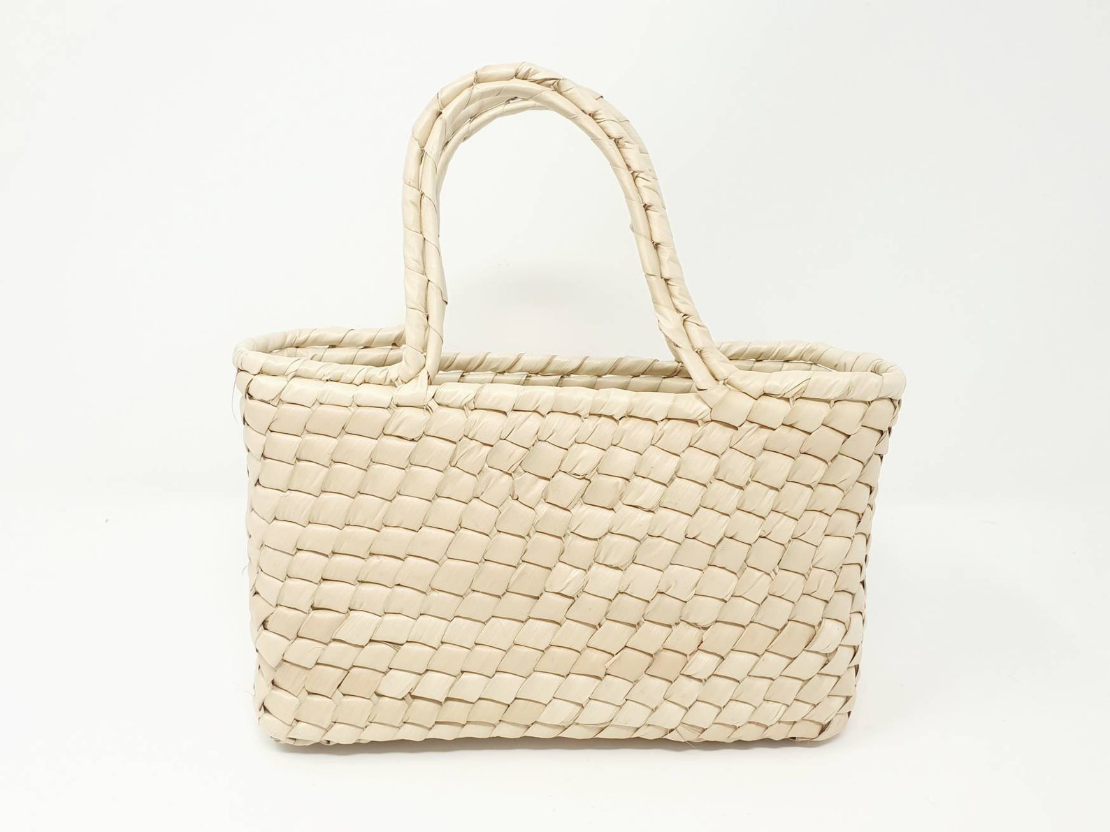 Rectangular Straw Beach Bag: Mexican Market Tote - Etsy