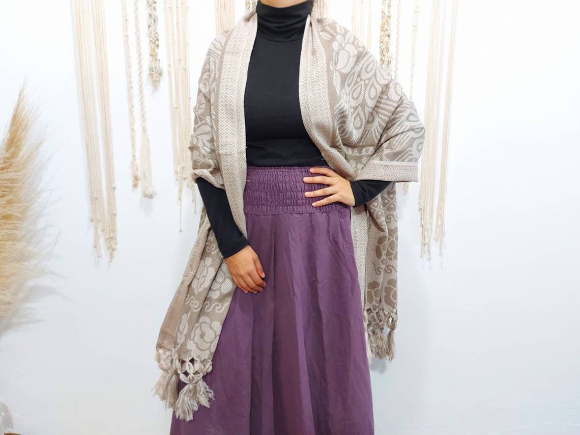 Woven Cotton Rebozo Scarf / Traditional Mayan Rebozo / Mexican - Etsy