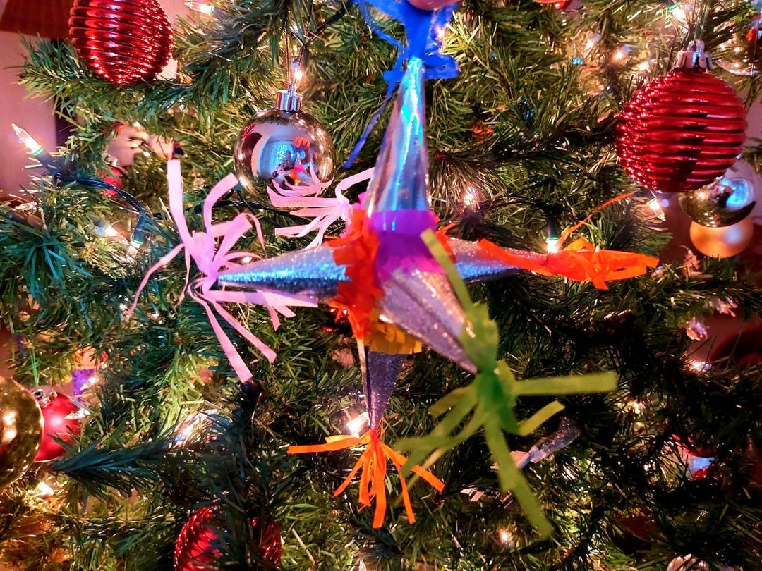 Mexican Star Pinata Christmas Tree Ornaments /mexican Fiesta - Etsy