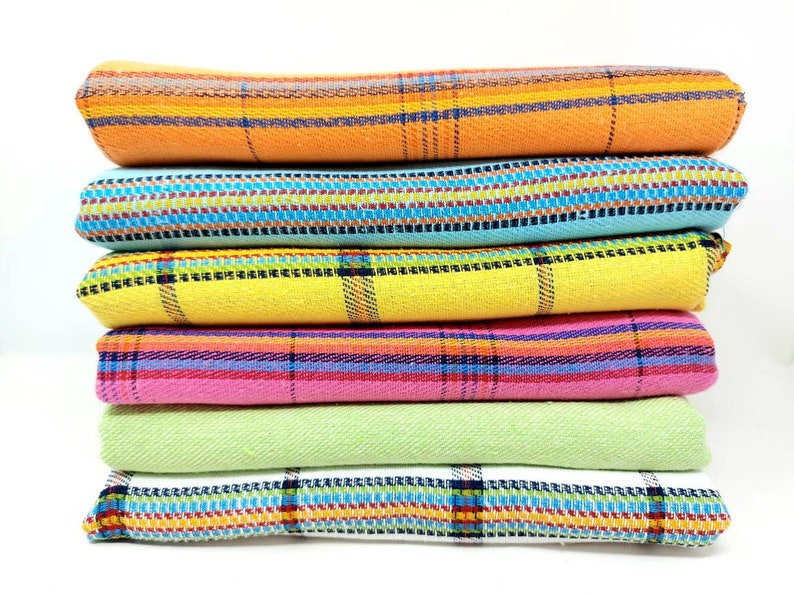 Mexican Fabric by the Yard / Mexican Jerga Fabric - Etsy