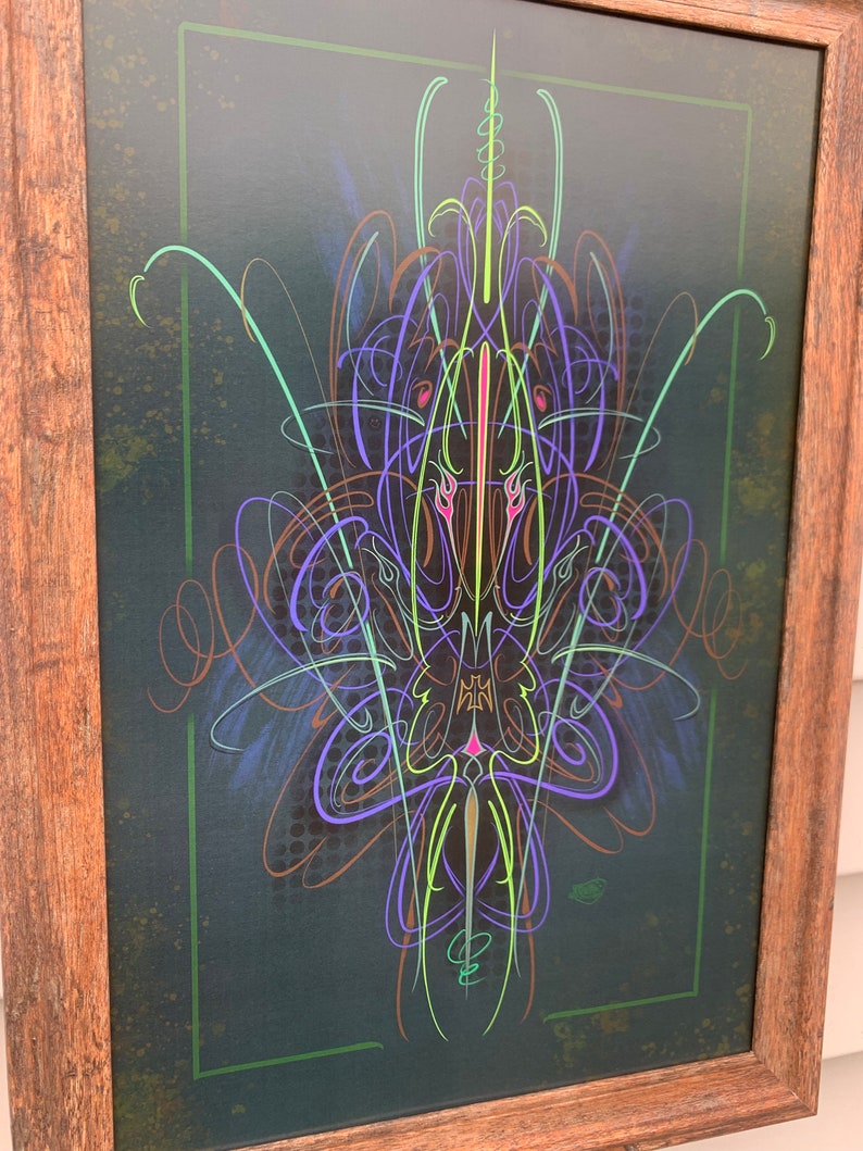 Air Cooled Pinstriping Poster Print - Etsy