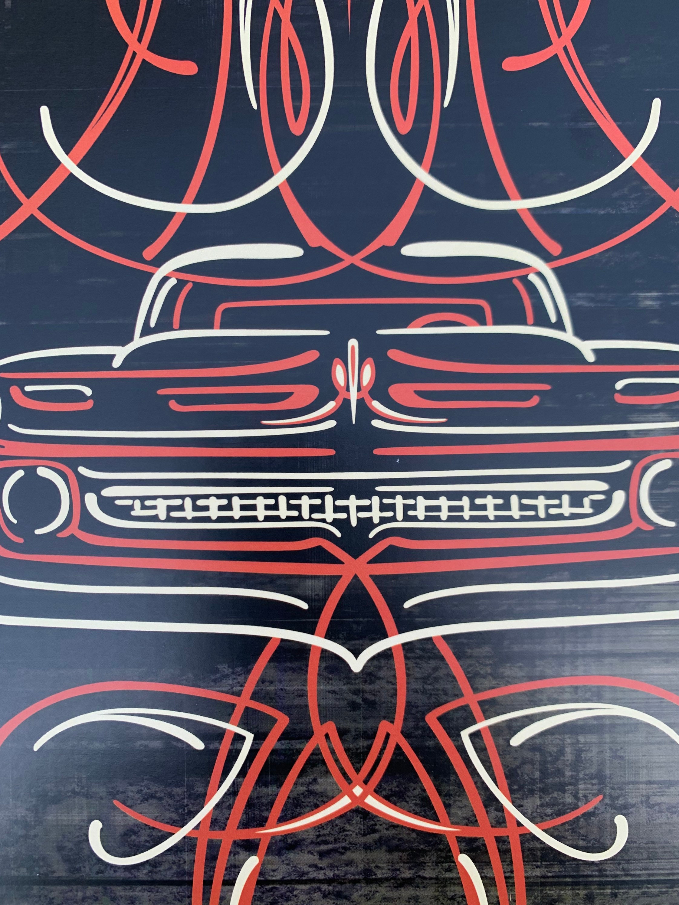 Early C10 Pinstriping Portrait Print - Etsy
