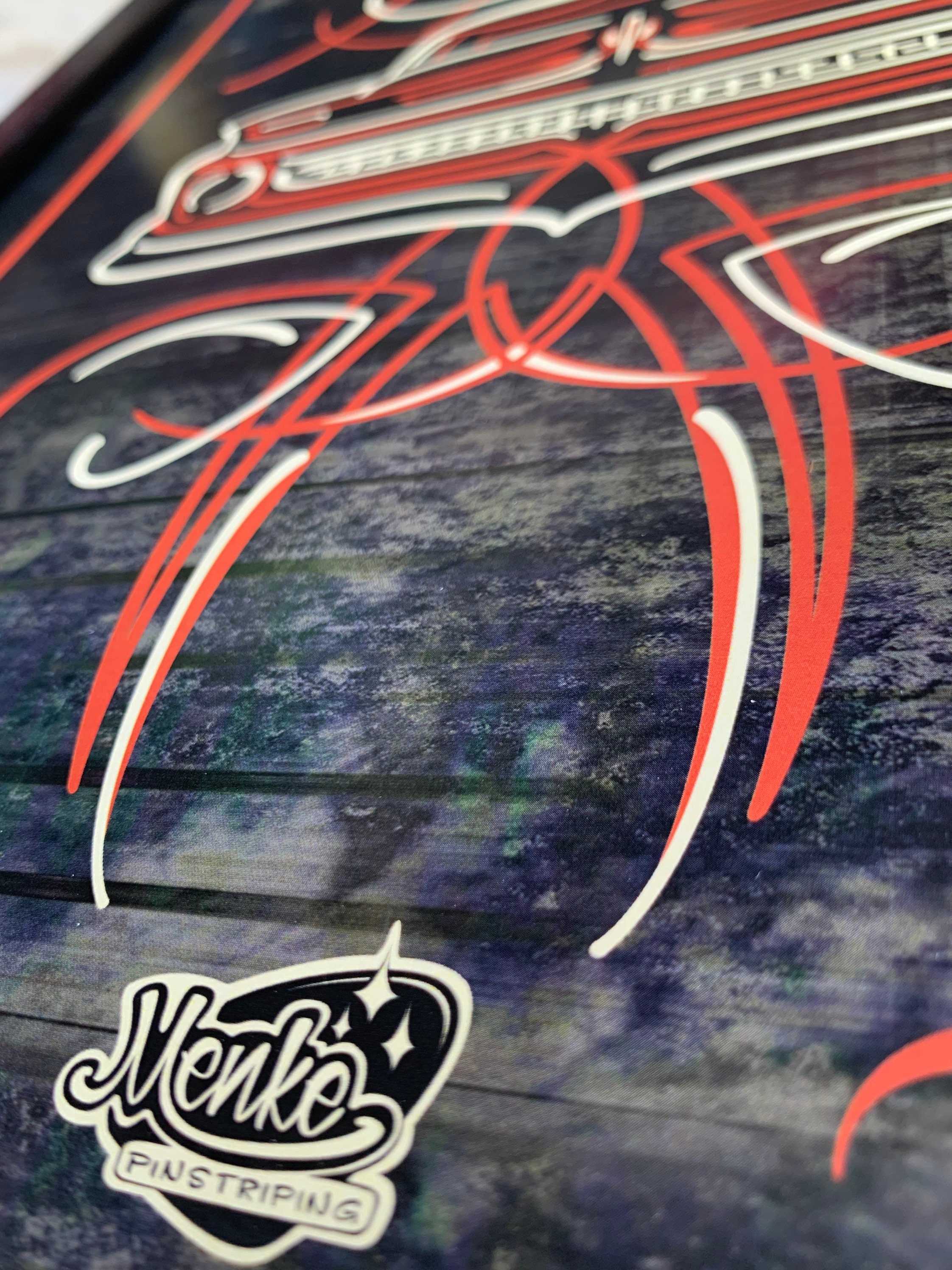 Early C10 Pinstriping Portrait Print - Etsy