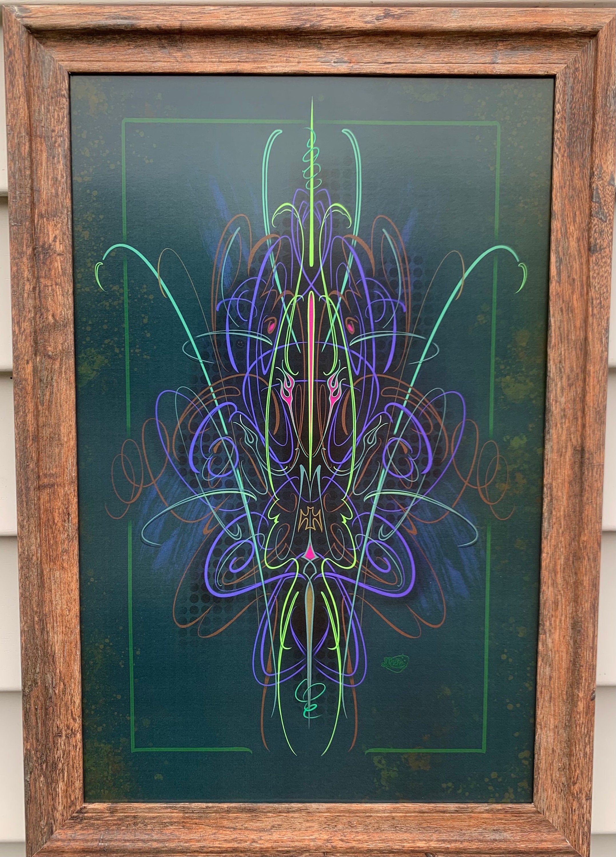 Air Cooled Pinstriping Poster Print - Etsy