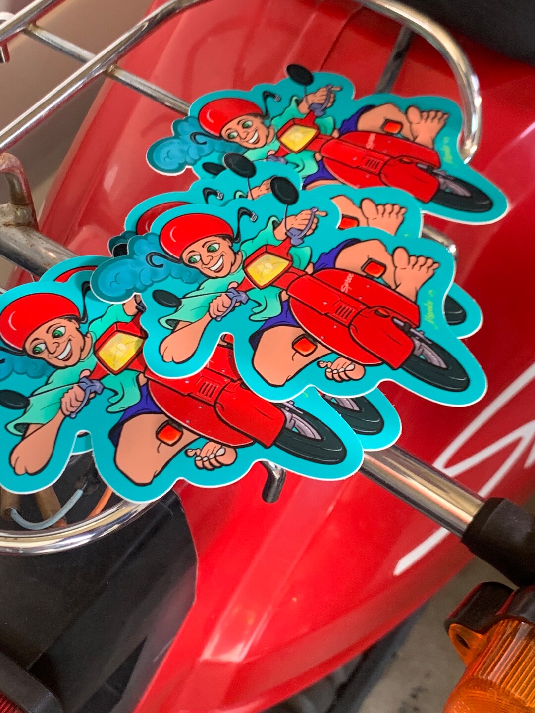 Scooter Honda Spree Sticker - Etsy