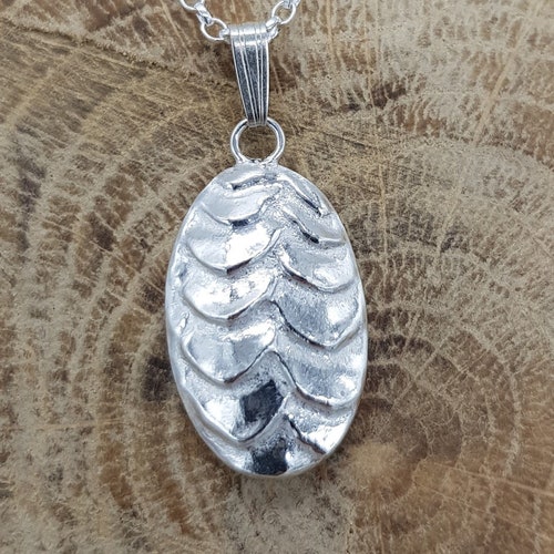 Pangolin Conservation Silver Pendant | Etsy UK