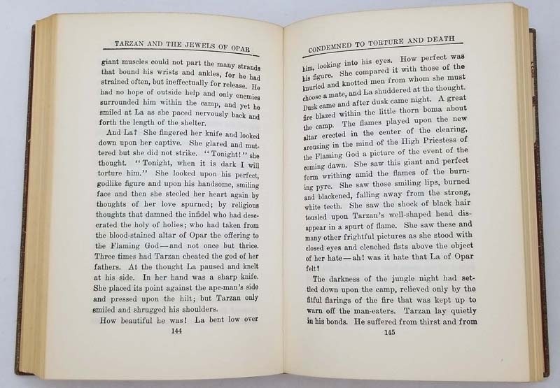 Tarzan and the Jewels of Opar Edgar Rice Burroughs 1918 - Etsy
