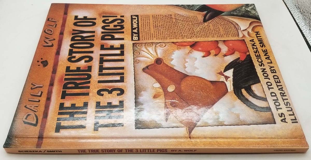 The True Story of the Three Little Pigs Jon Scieszka 1989 - Etsy