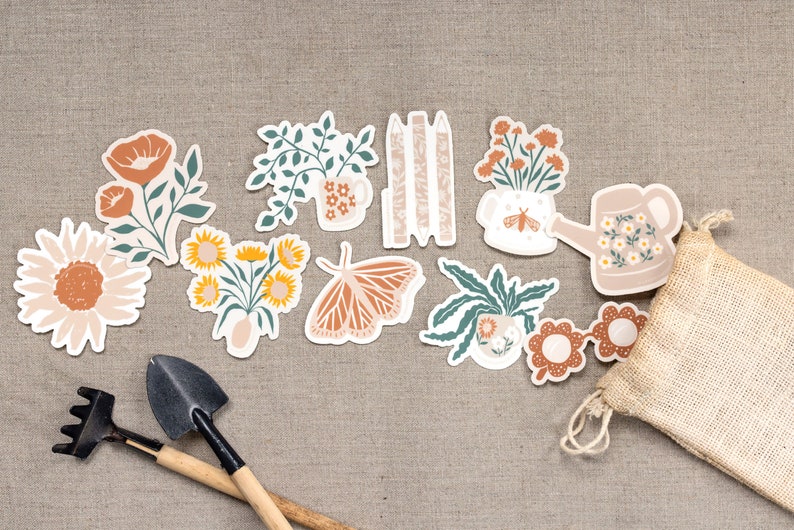 Poppy Stem - Vinyl Sticker - Etsy