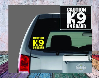 K9 Window Decal | Etsy