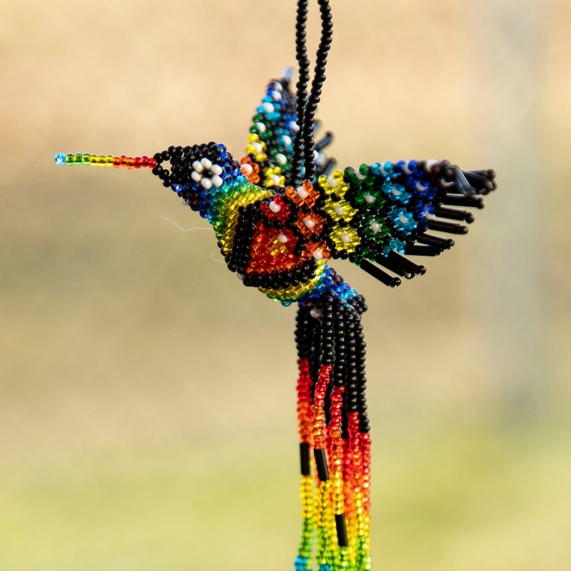 Beaded Hummingbird - Etsy