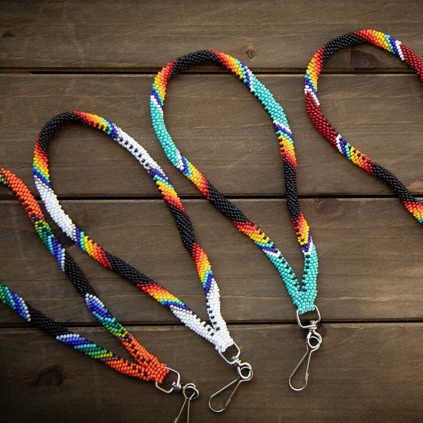 Beaded Keychain - Etsy