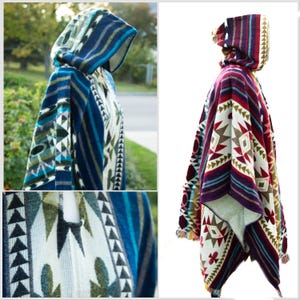 Original Andean Poncho, Native American Poncho, Quichua Poncho, Navajo ...