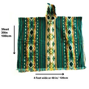 Original Andean Poncho, Native American Poncho, Quichua Poncho, Navajo ...