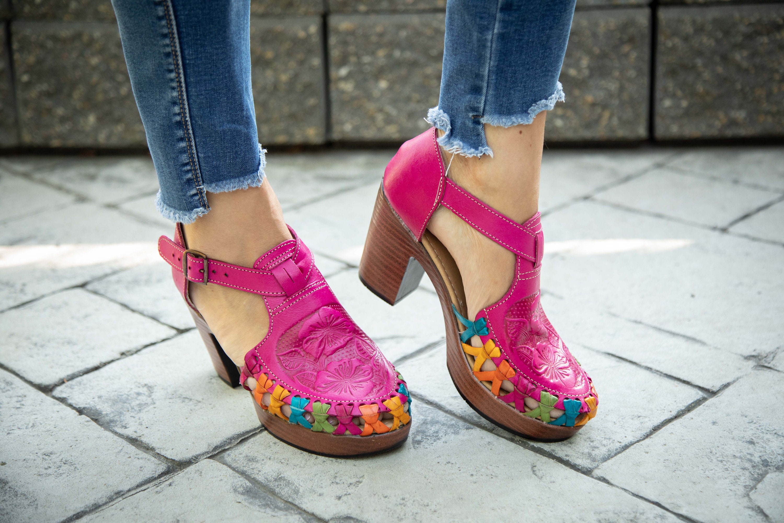 Handmade Leather Shoes Mexican Shoes Ethnic Leather Shoes - Etsy