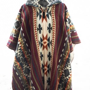 Original Andean Poncho, Native American Poncho, Quichua Poncho, Navajo ...