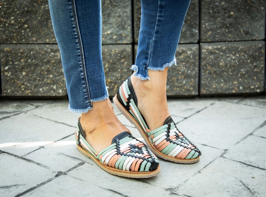Native American Shoes, Ethnic Shoes, Mexican Shoes, Huaraches, Genuine ...