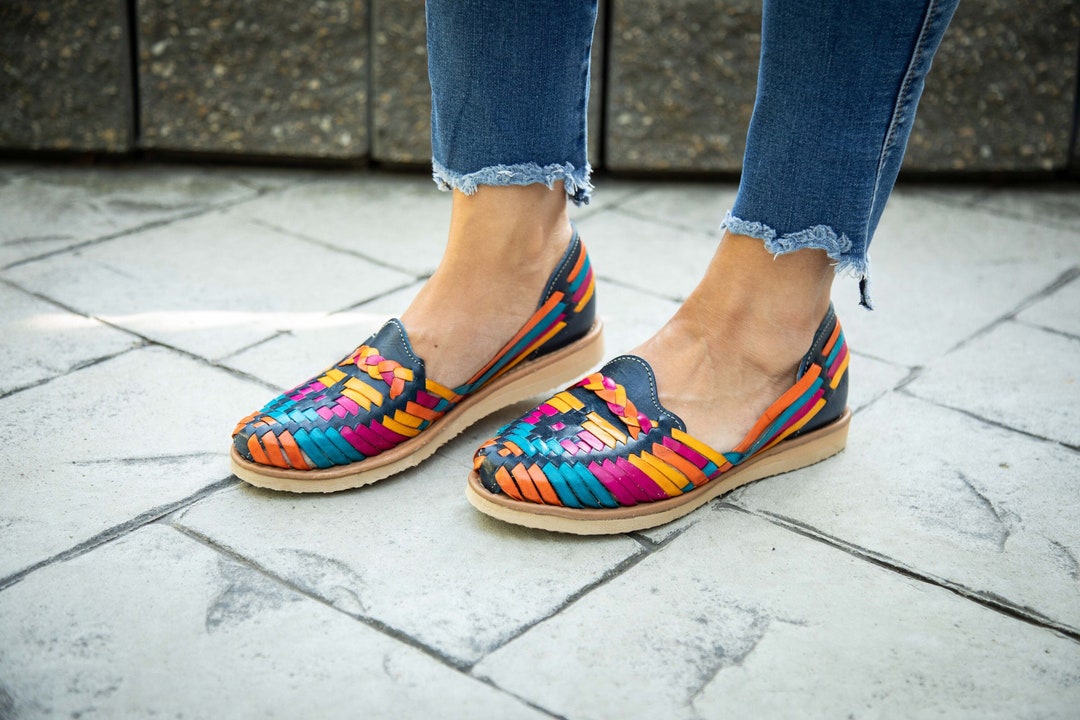 Handmade Native American Shoes, Mexican Shoes, Huaraches, Genuine ...