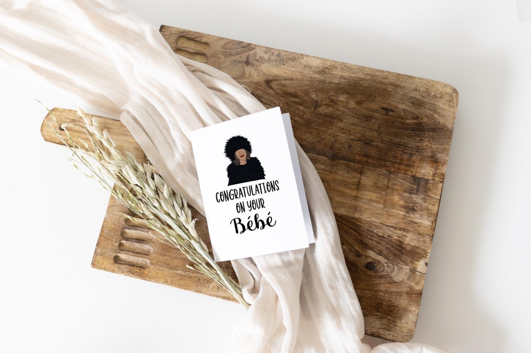 Moira Rose Card | Baby Card | Congratulations on Your Bebe | Baby ...
