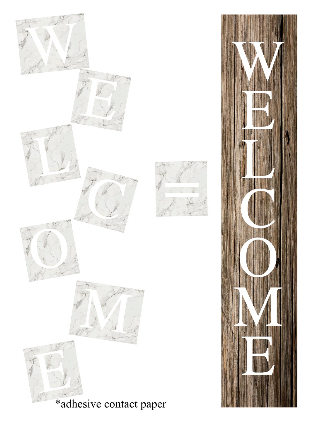 Welcome Sign Stencil Wood Sign Stencil Welcome Sign | Etsy
